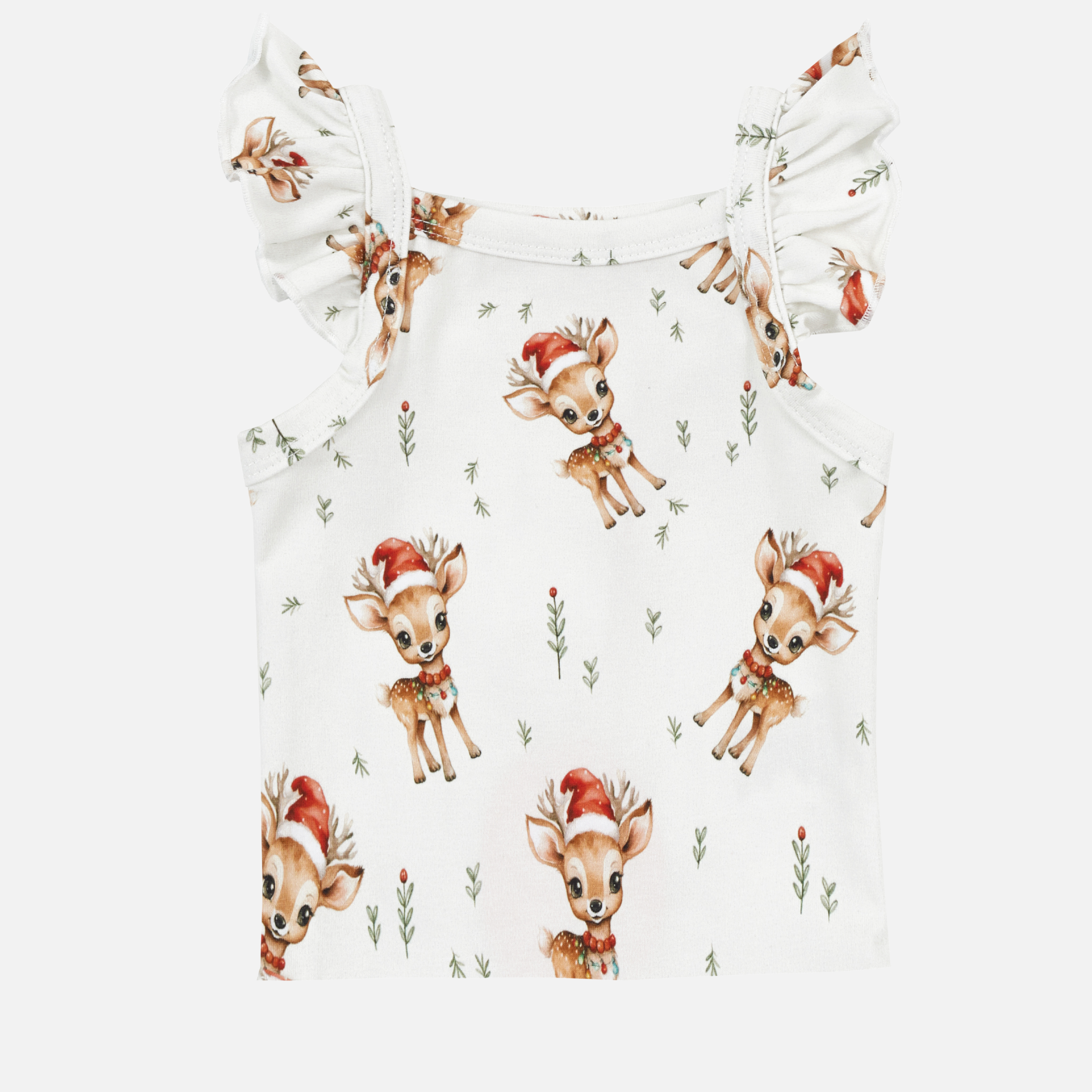 Flutter Singlet - Dasher the Reindeer – La Sienna Couture