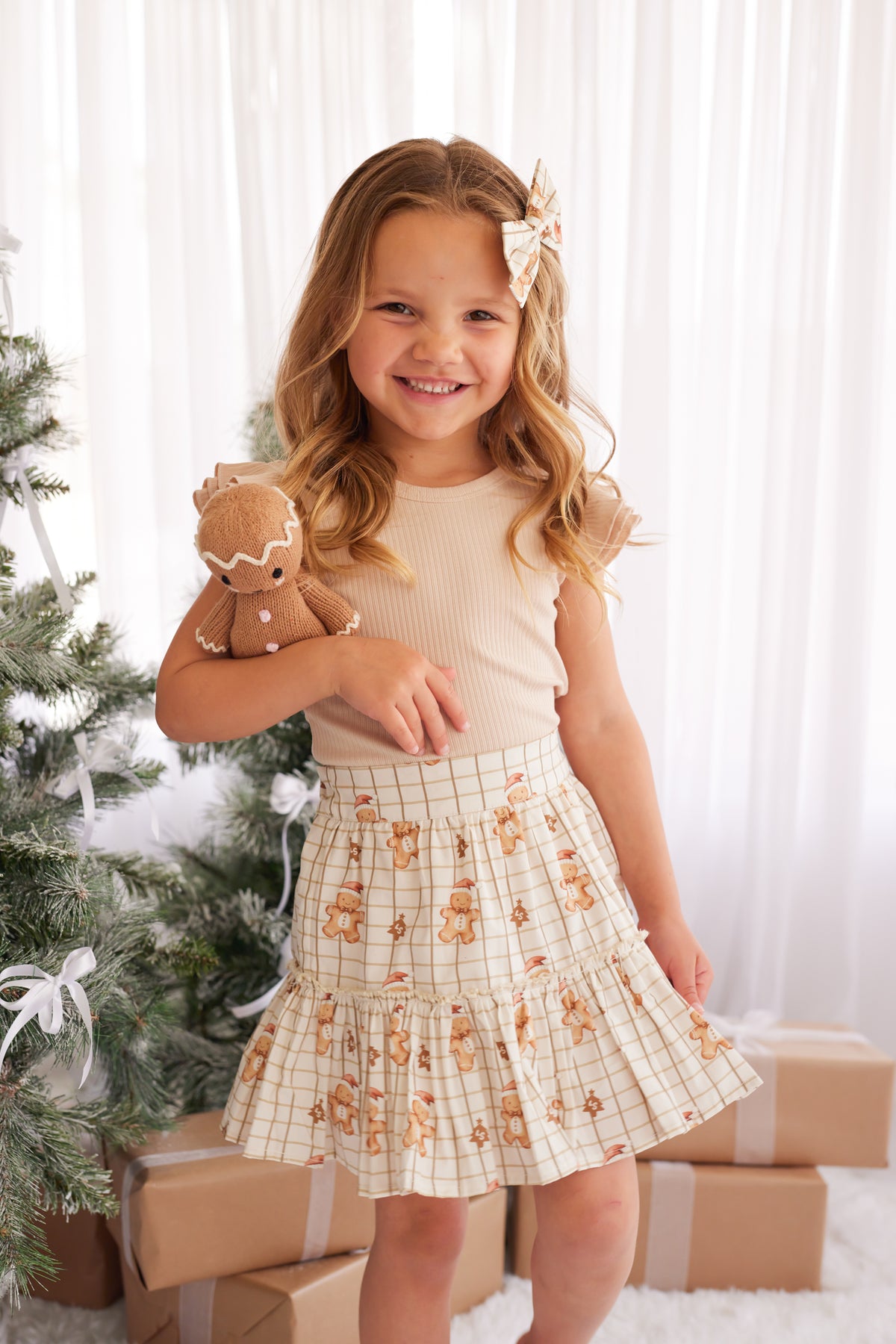Ruffle Skirt + Headband – La Sienna Couture