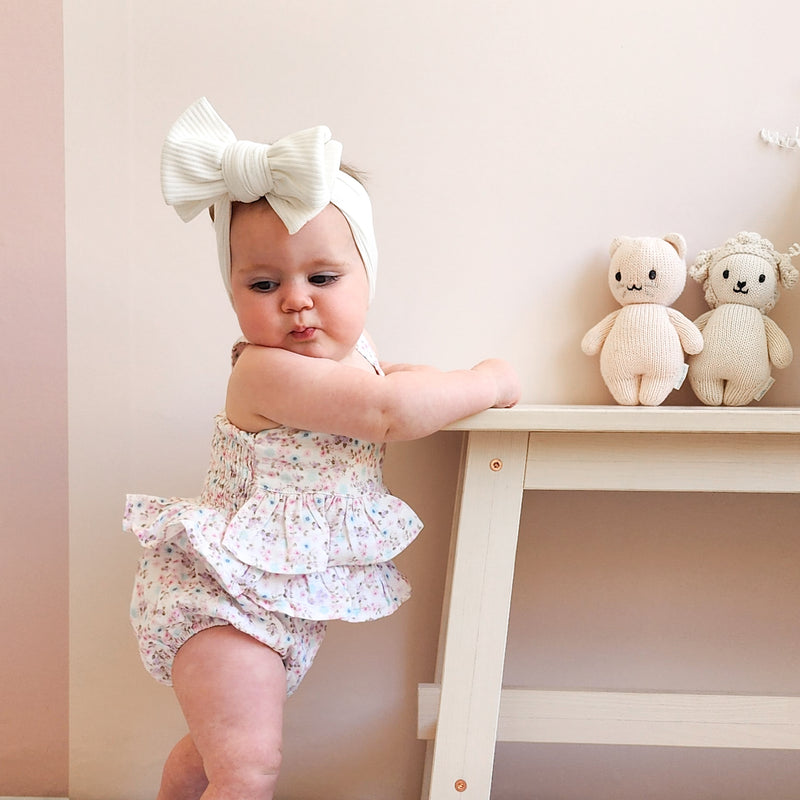 Muslin Ruffle Peplum Top - Auriella – La Sienna Couture