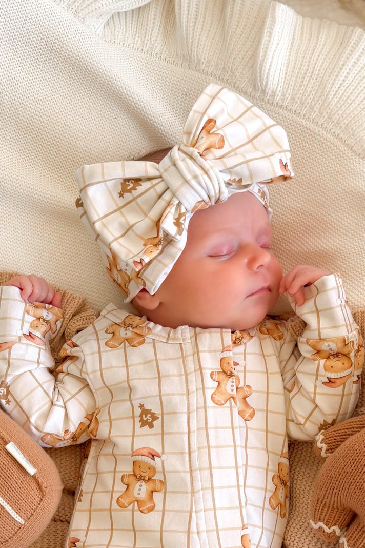 Headwrap - Jolly Little Gingerbread – La Sienna Couture