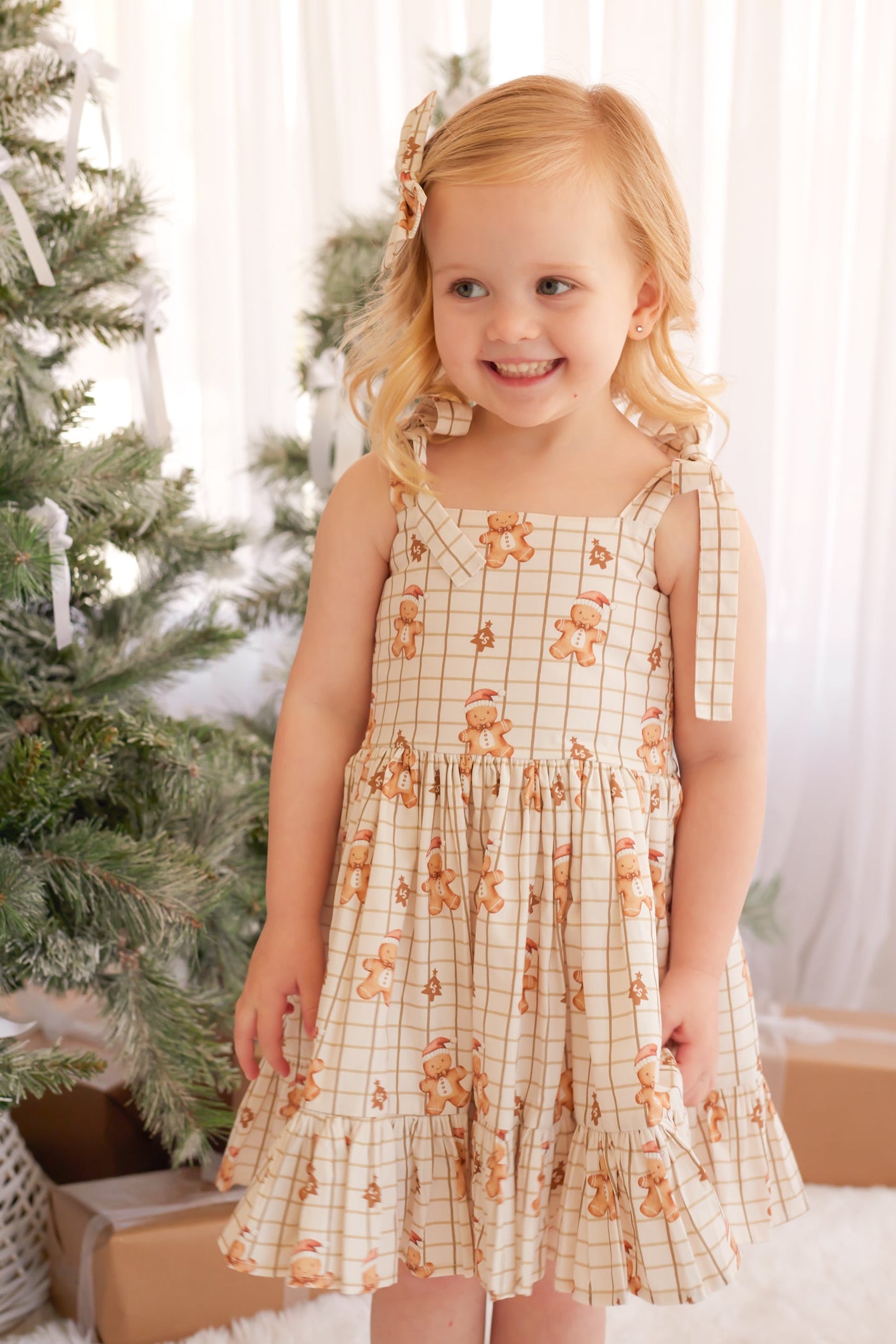 Sun Dress - Jolly Little Gingerbread – La Sienna Couture
