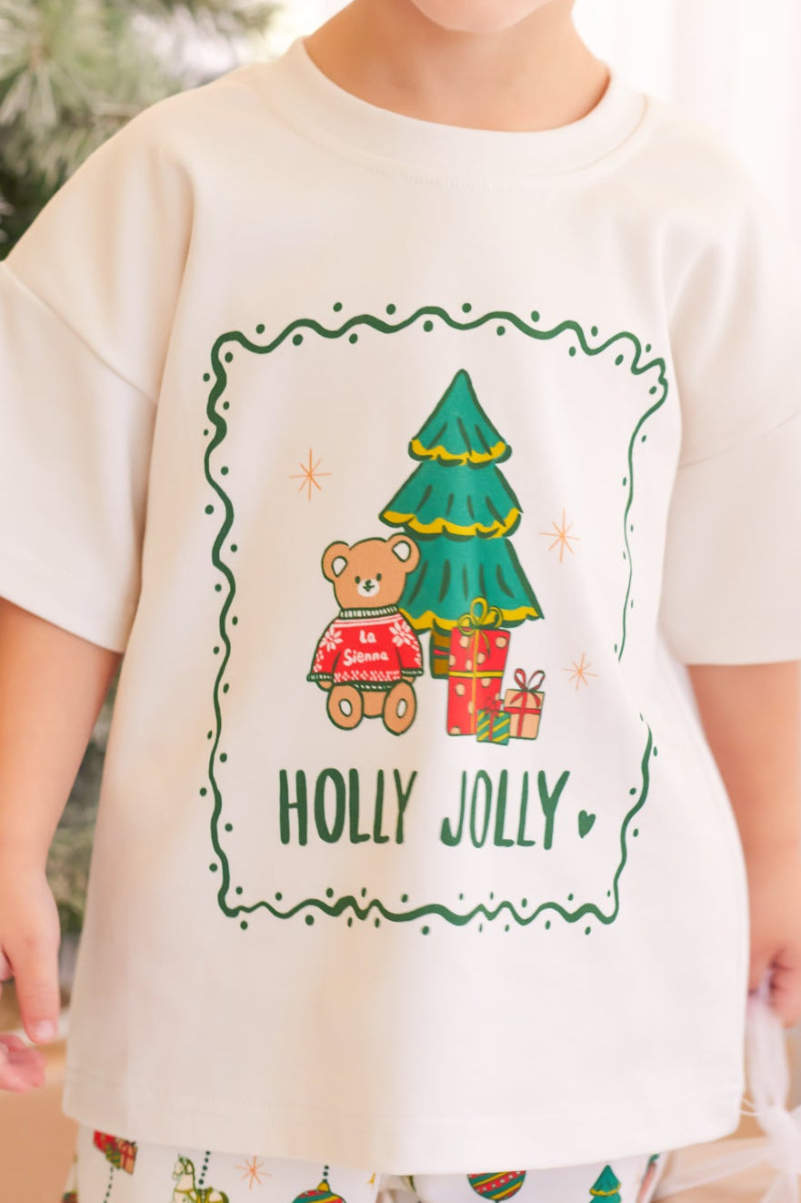 Tshirt - Holly Jolly Vintage Christmas – La Sienna Couture