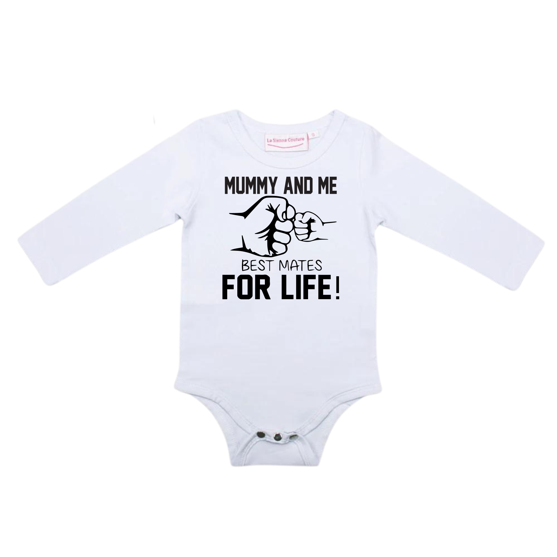 Mummy & Me Best Mates - Unisex Long Sleeve - Custom – La Sienna Couture