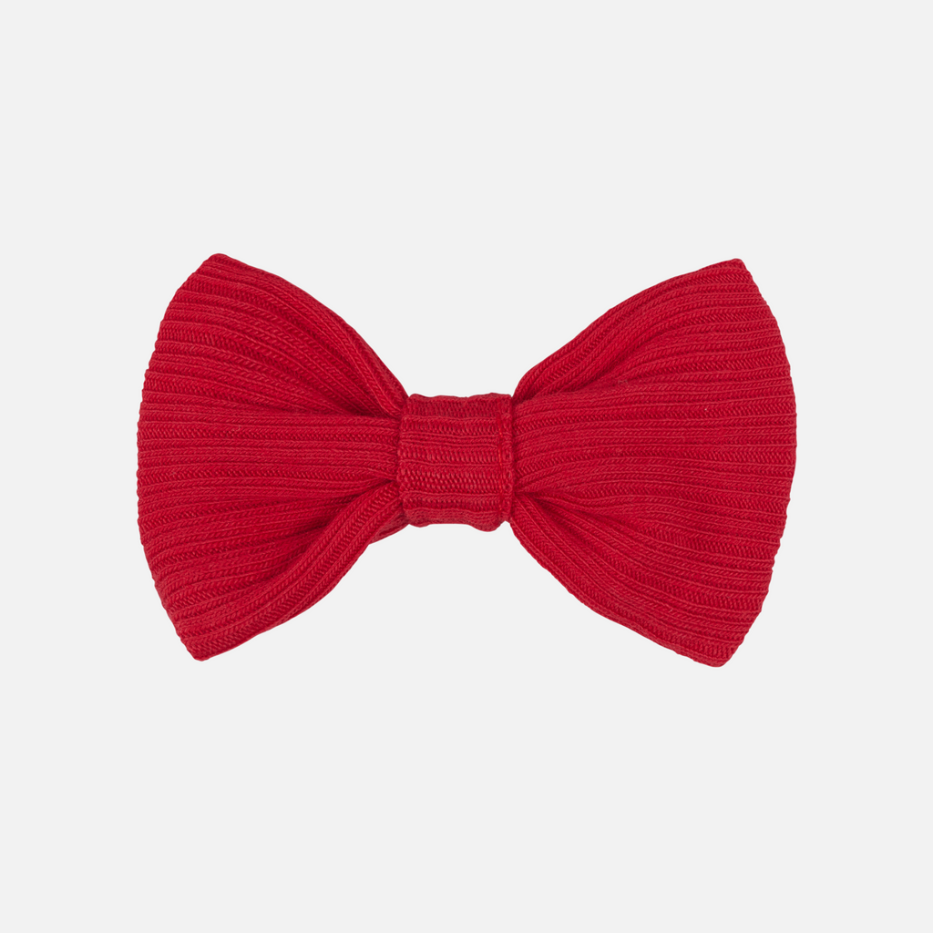 (PRE-ORDER) Cozy Large Bow Clip - Red – La Sienna Couture